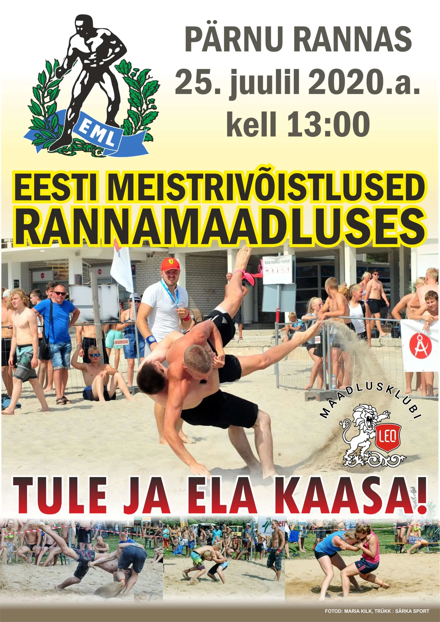 Eesti meistrivõistlused rannamaadluses 25.07.2020, Pärnu rand - Eesti ...